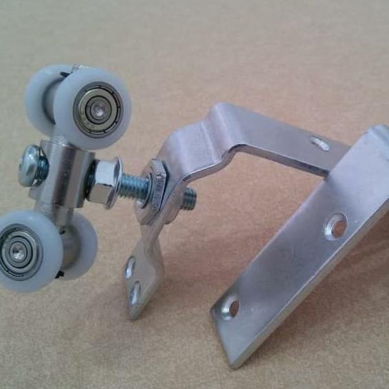 Jual Pintu Lipat Alluminium Complete 1Set End Folding Rel 3 Meter ...