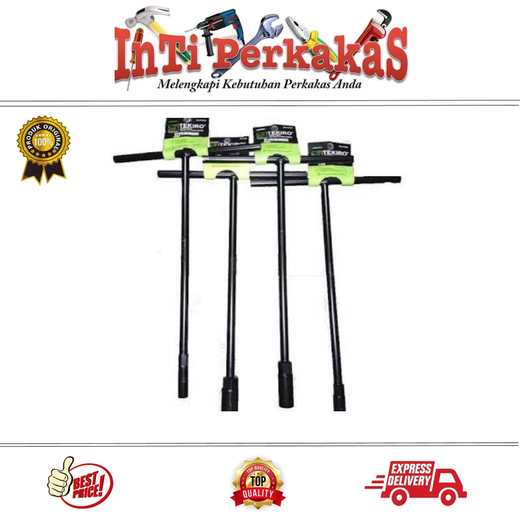 Jual TEKIRO PAKET KUNCI SOK T HITAM 4 PCS (8,10,12,14MM ) | Shopee Indonesia