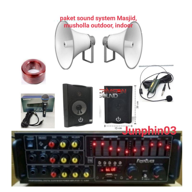 Jual paket sound system Masjid, Musholla outdoor, indoor | Shopee Indonesia