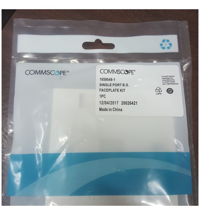 Jual AMP COMMSCOPE Face Plate 1Hole | Shopee Indonesia