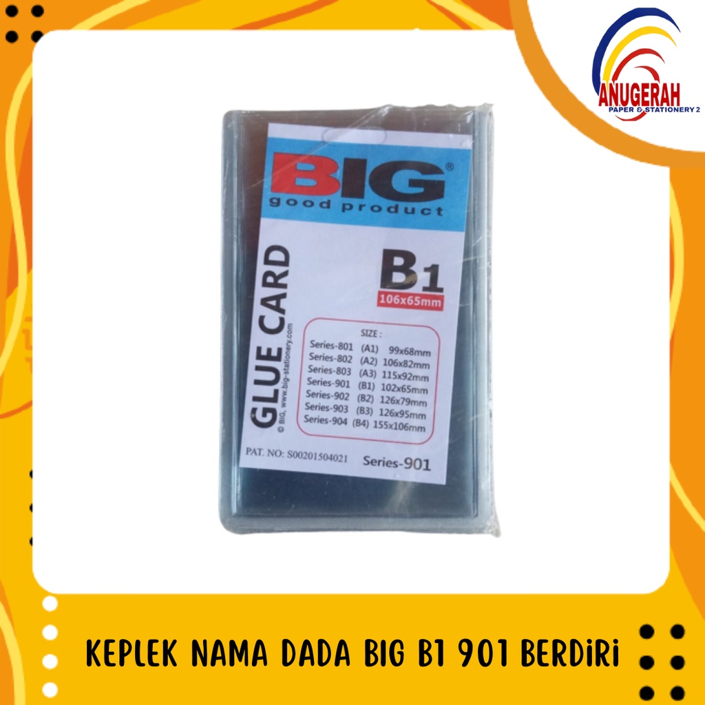 Jual KEPLEK NAMA DADA BIG B1 901 BERDIRI (PAK20) | Shopee Indonesia