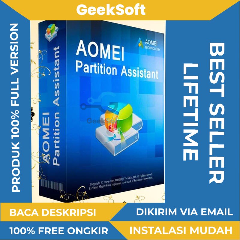 Jual AOMEI Partition Assistant All Editions Pro - manajemen partisi ...