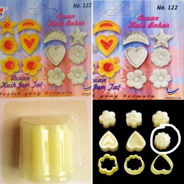 Jual Acuan TP122-10 Cetakan Kue Bunga Kelopak 10 / Cetakan Kue Kering ...