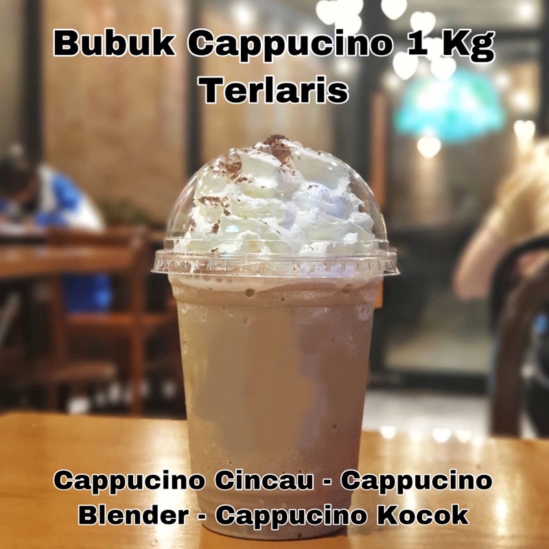 Jual Bubuk Cappucino Capcin1 kg Teraris Cappucino cincau Capucino Blend ...