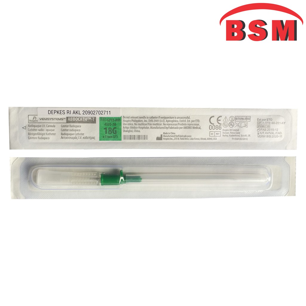 Jual Jarum Infus IV ABBOCATH ABBOTH NO 18G | Shopee Indonesia