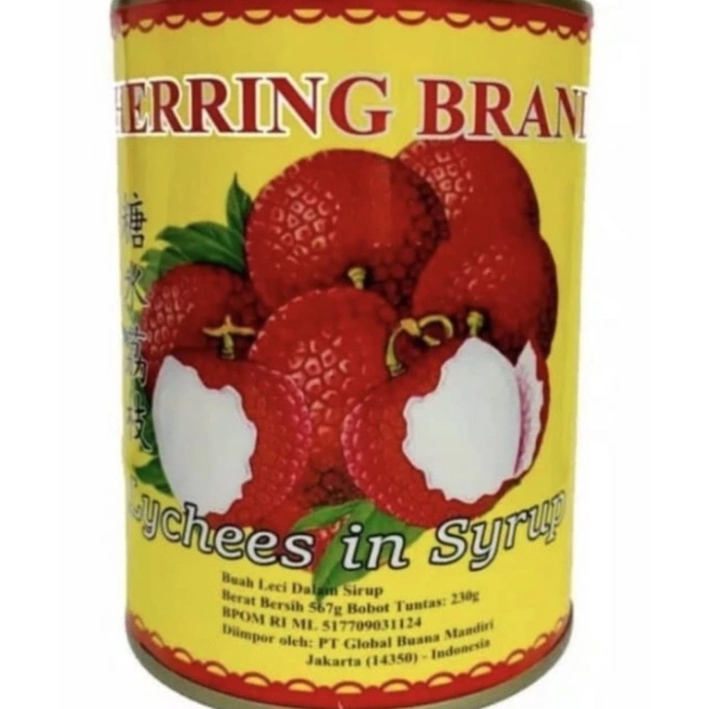 Jual Leci Kaleng / Lychee in syrup Herring 567 gr | Shopee Indonesia