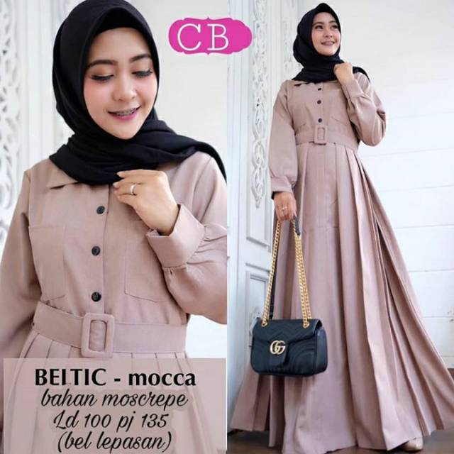 Jual Gamis terbaru / Gamis Muslim / ( Ukuran M ~ L ~ XL ) / Beltic ...