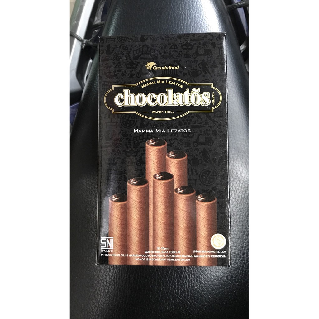 Jual Gery Chocolatos Wafer Roll Dark Chocolate - 1 Pak Box Dus - isi ...