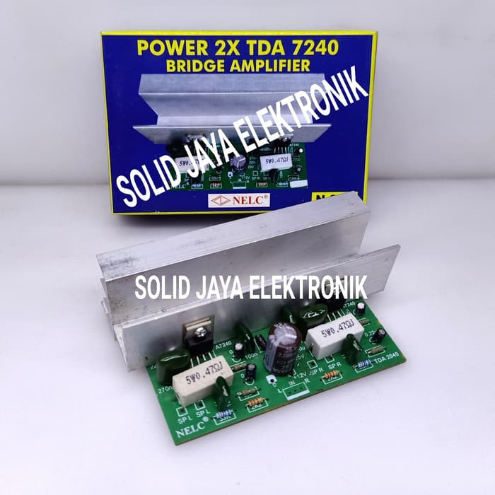 Jual KIT POWER 40 WATT STEREO BRIDGE AMPLIFIER 40W TDA7240 POWER RUMAH ...