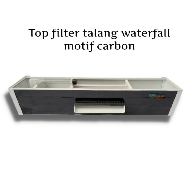 Jual CUSTOM TOP FILTER TALANG AQUARIUM KOLAM 60 CM WATERFALL MOTIF ...
