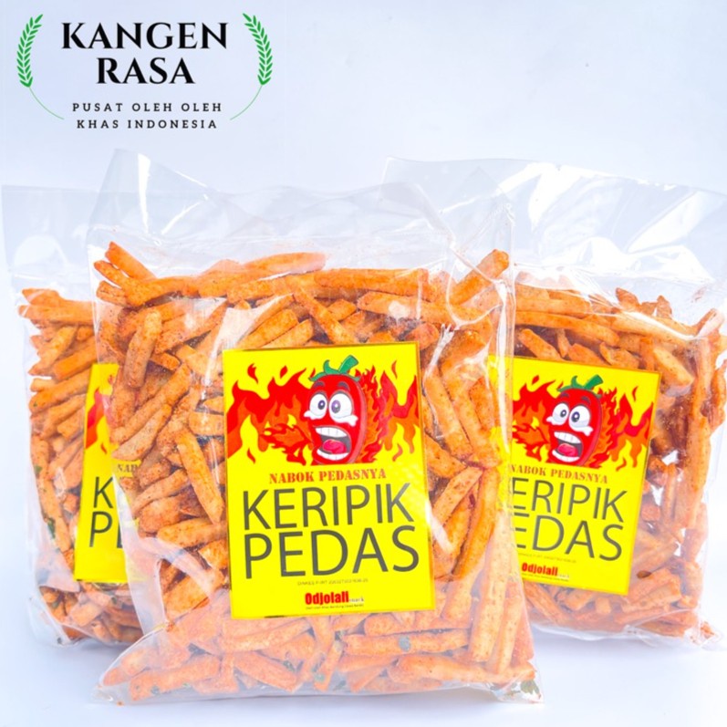 Jual Basreng Stick Original. Keripik Baso Goreng Odjolali Snack ...
