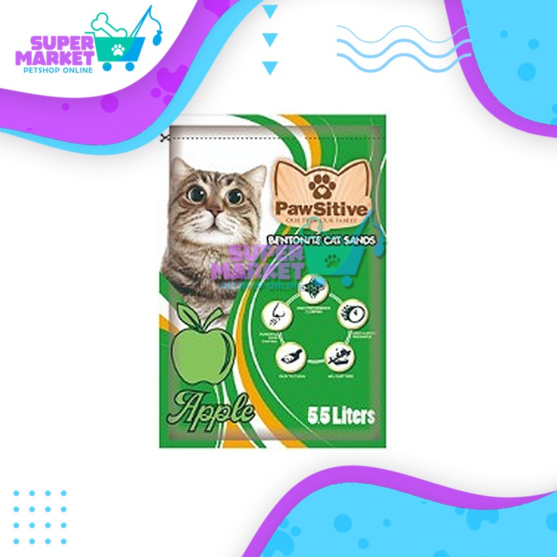 Jual PAWSITIVE Pasir Gumpal Wangi 5,5L | Shopee Indonesia