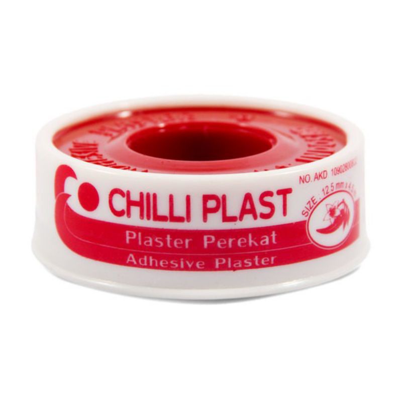 Jual plaster perekat plester gulung chilli plast 12,5 mm x 1 m / 12,5 ...