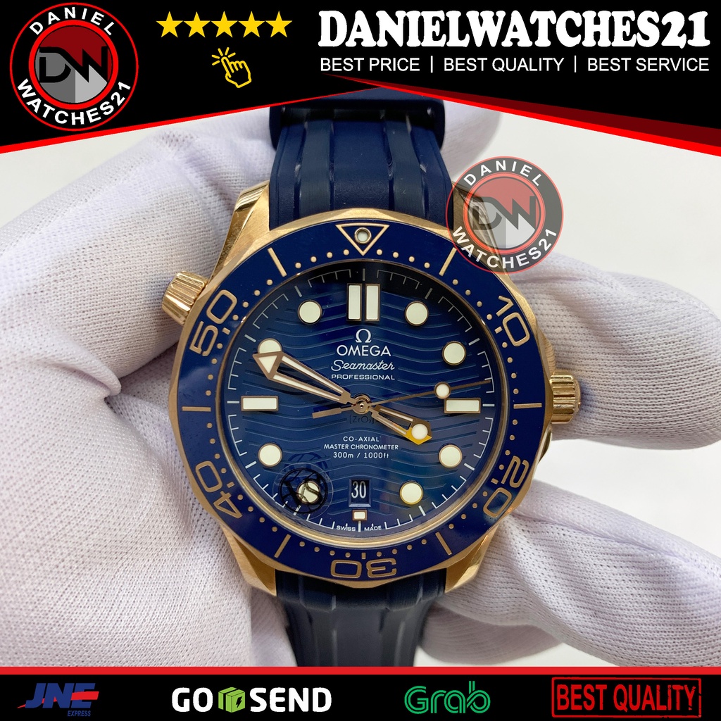 Jual JAM TANGAN MODEL SEA MASTER DIVER 300m BLUE GOLD (VSF) | Shopee ...