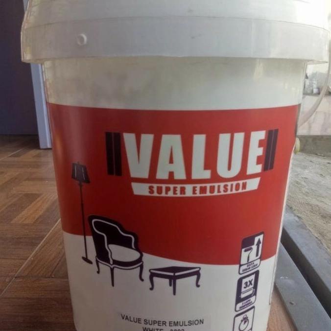 Jual CAT TEMBOK INTERIOR ASIAN PAINT APKO VALUE SUPER WHITE / PUTIH ...