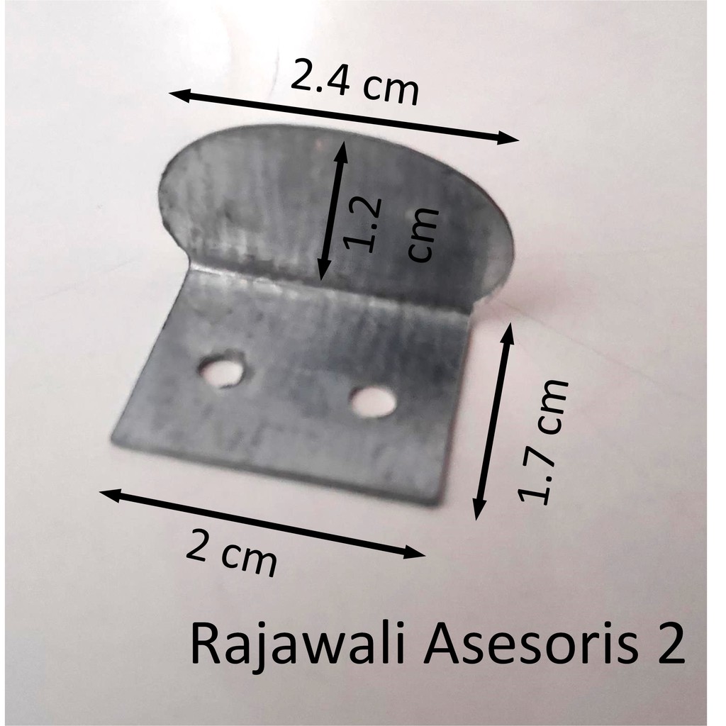 Jual Klem Siku Plat L / Plat Besi Jepit Kaca Penjepit Penahan Kaca ...