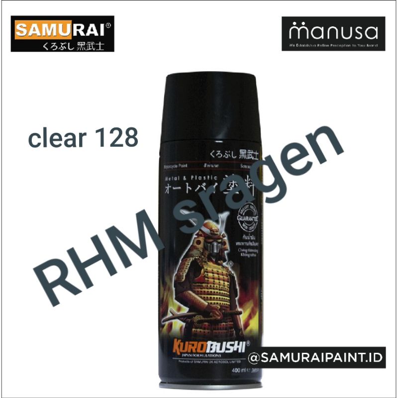 Jual Cat semprot Samurai Paint clear kode 128 isi 400ml | Shopee Indonesia