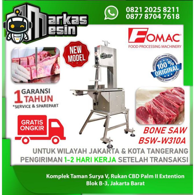 Jual Mesin Pemotong Daging Beku Ikan Dan Tulang Bone Saw Bsw W310a