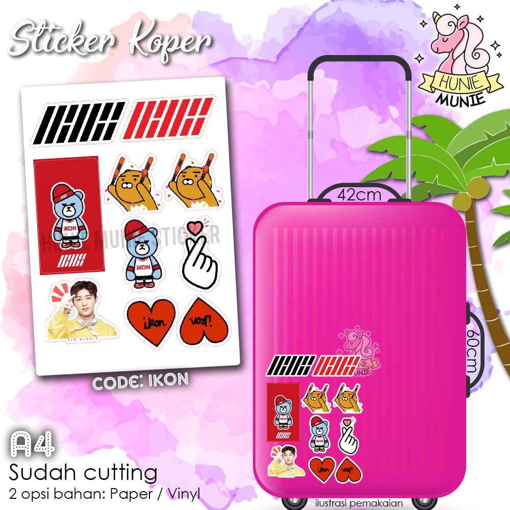 Jual Sticker Koper - IKON Stiker | Shopee Indonesia