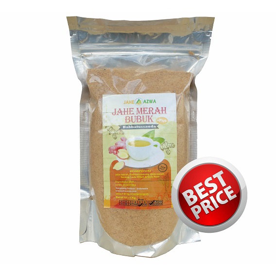Jual JAHE MERAH AZWA PLUS HABBATUSSAUDA 1kg | Shopee Indonesia
