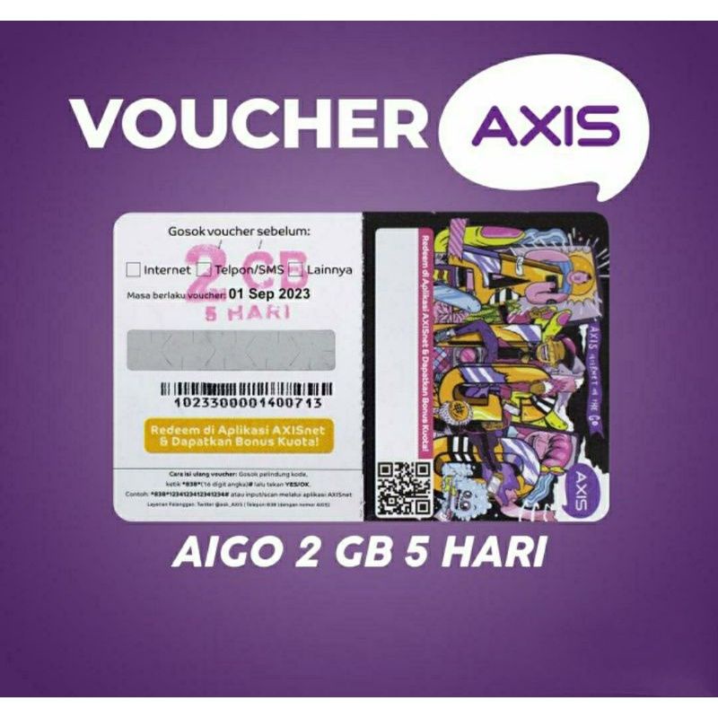 Jual VOUCHER AXIS 3GB 5H sks | Shopee Indonesia