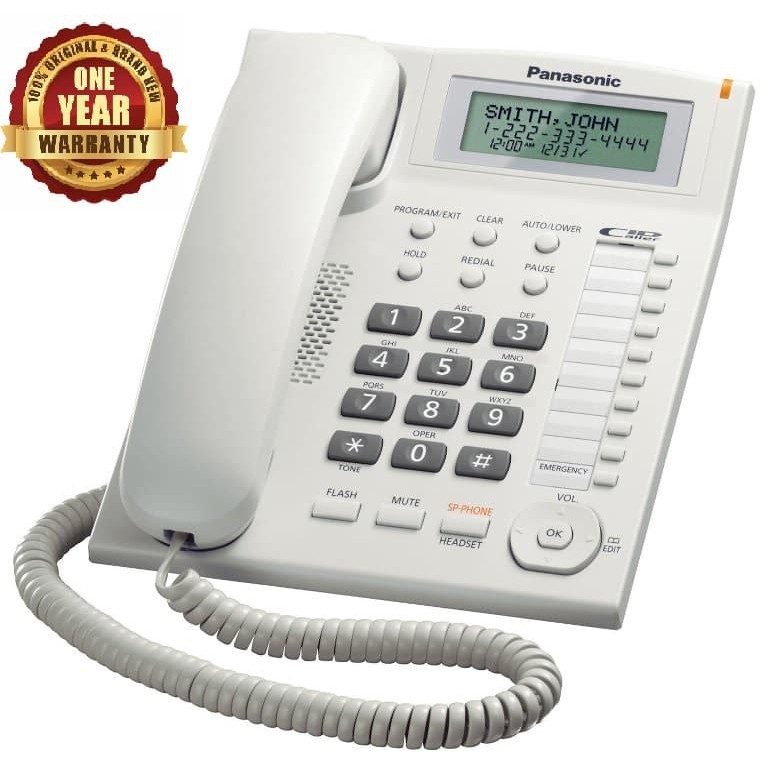 Jual Panasonic KX-TS880 Corded Phone / TS880 / Telepon Kantor / Telepon Rumah TS885 GARANSI 1 ...