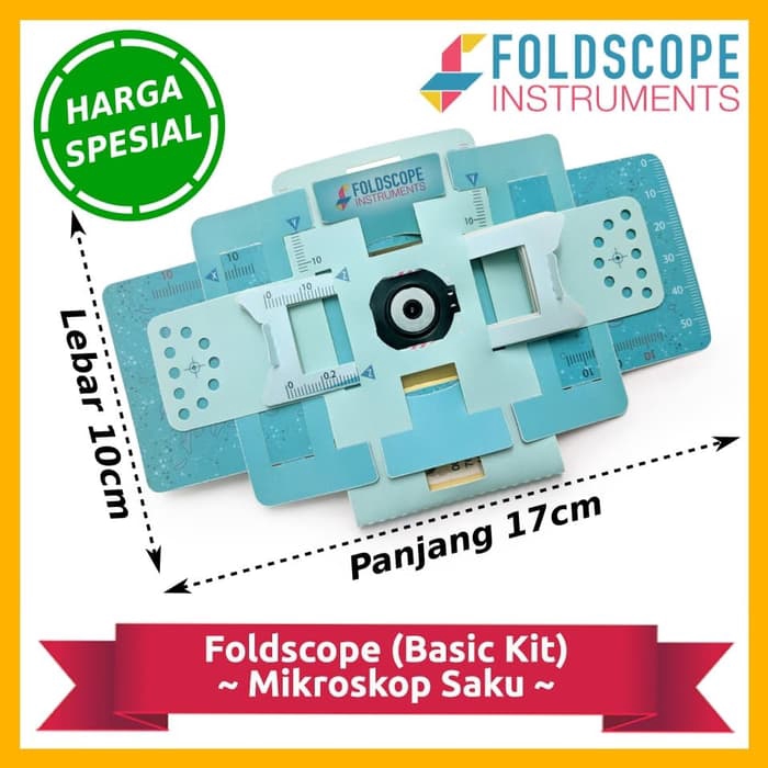 Jual Foldscope Basic Kit - ORI ASLI - Paper Microscope Mikroskop Kertas ...