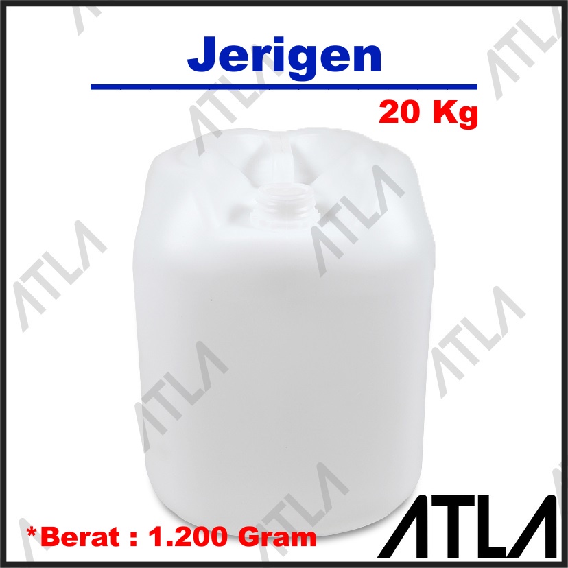 Jual Jerigen Plastik 20 kg Derigen Air Labor Pupuk Jerry Can 20kg Liter 20L | Shopee Indonesia