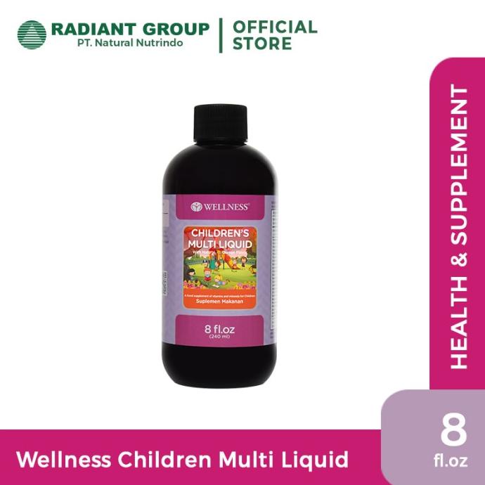 Jual Wellness Children'S Multi Liquid (8 Oz) | Shopee Indonesia