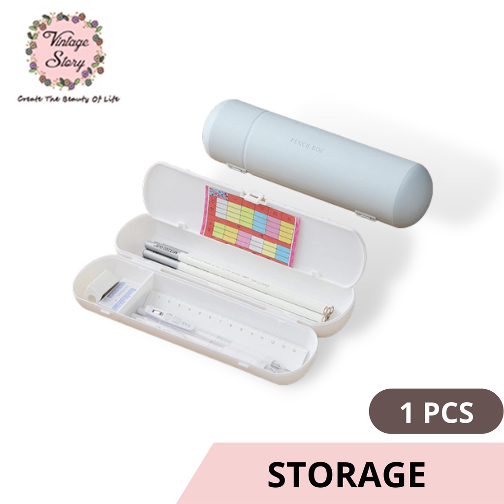 Jual Tempat Pensil ATK Pencil Case Box Multifungsi PP | Shopee Indonesia