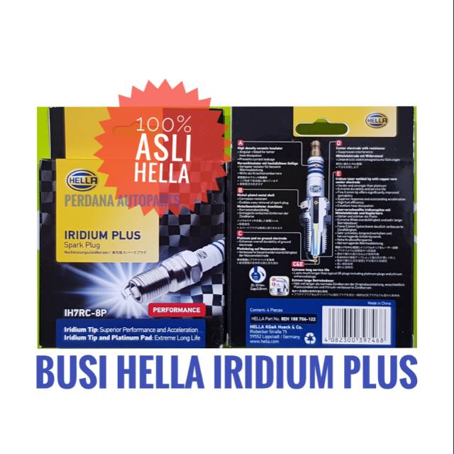 Jual Busi Iridium Kijang Karbu Kijang EFi Krista Innova Asli HELLA ...