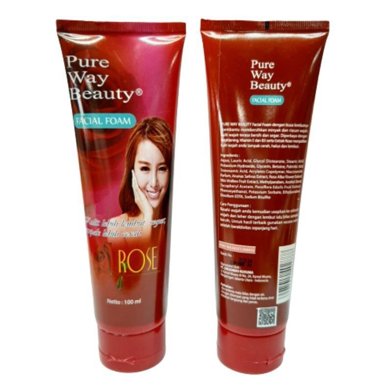 Jual FACIAL FOAM ROS PURE WAY BEUTY | Shopee Indonesia