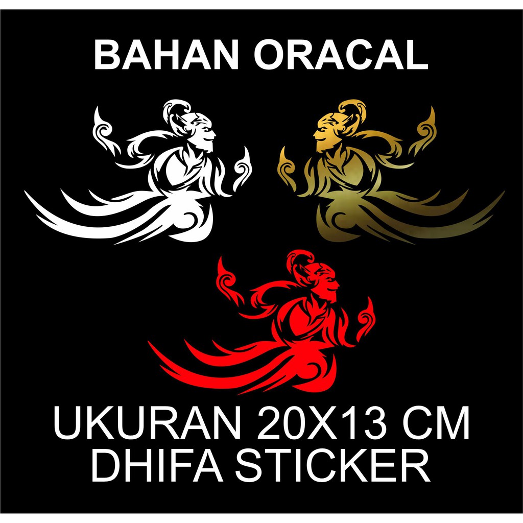 Jual sticker wayang PO.HARYANTO STIKER VISOR NMAX STIKER VISOR PCX ...