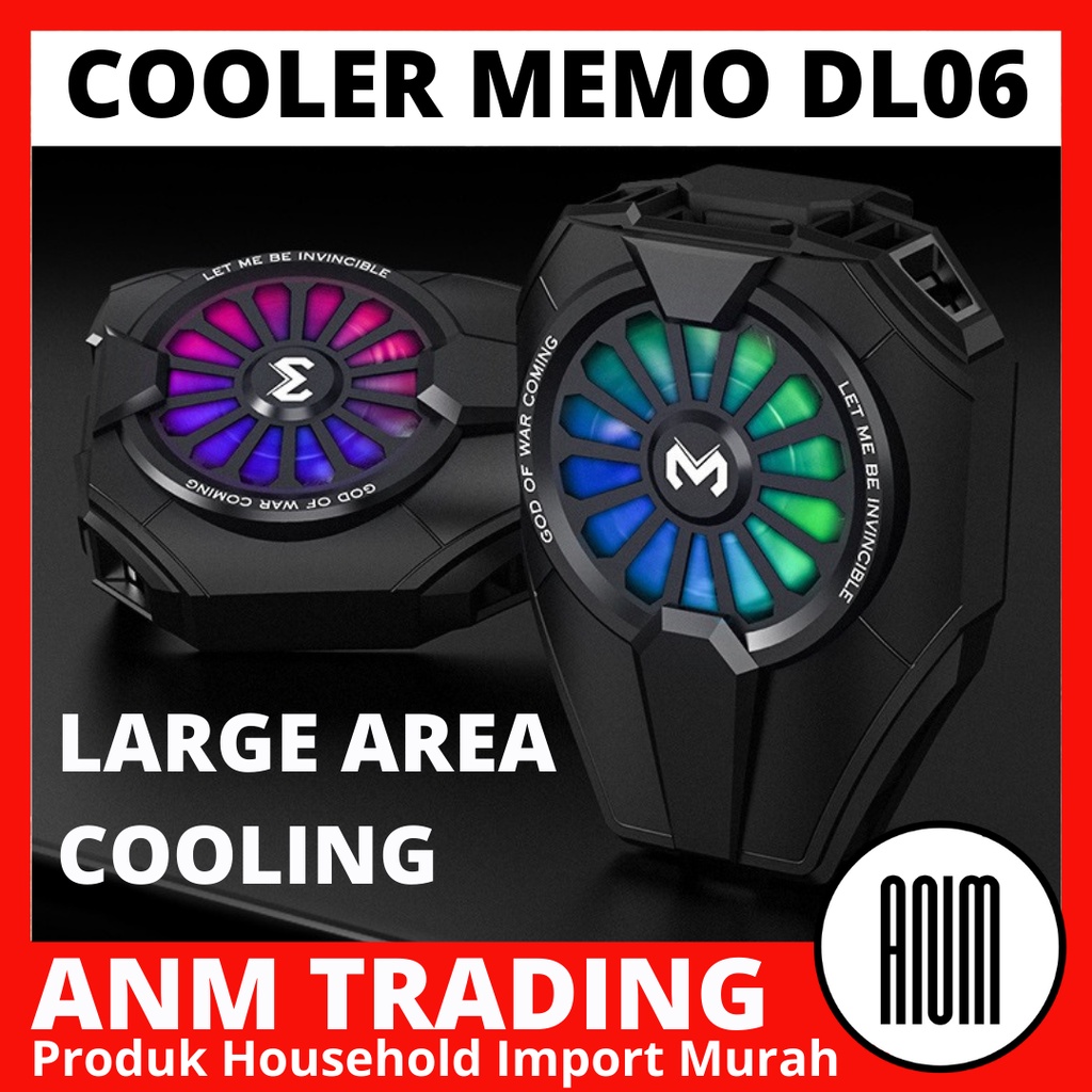 Jual Cooler Handphone MEMO DL06 Gaming Fan Cooler / Pendingin / Gamepad ...