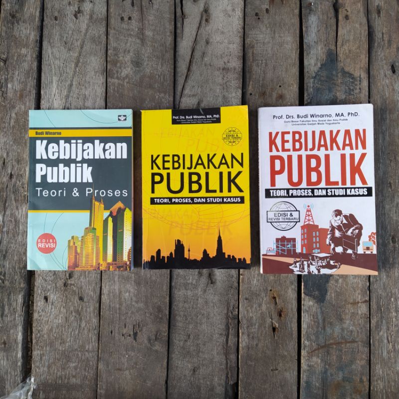 Jual Kebijakan Publik, Teori & Proses ORIGINAL -- Prof. Drs. Budi ...