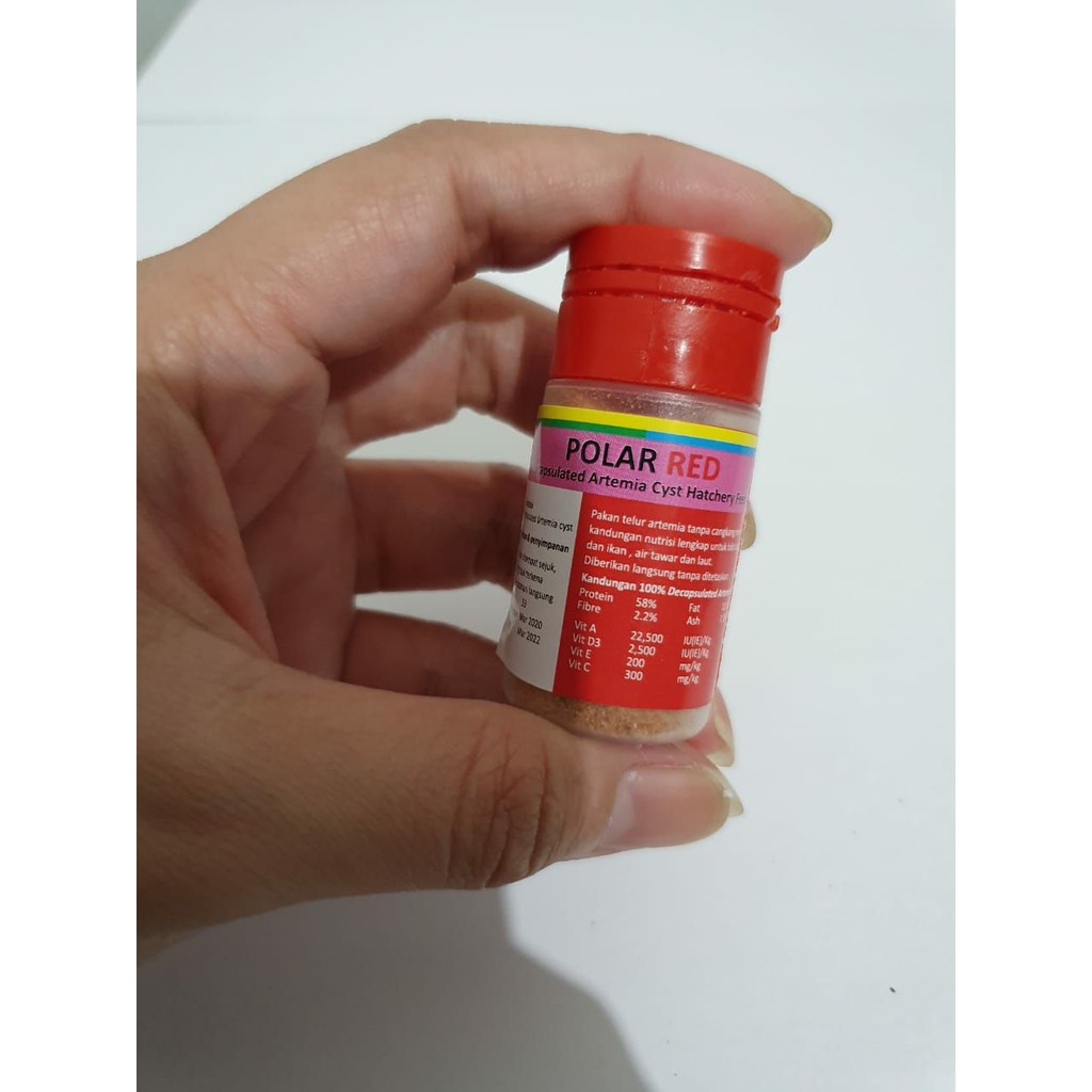 Jual POLAR RED 10GR ARTEMIA DECAPSULATED CYST / ARTEMIA INSTAN | Shopee ...