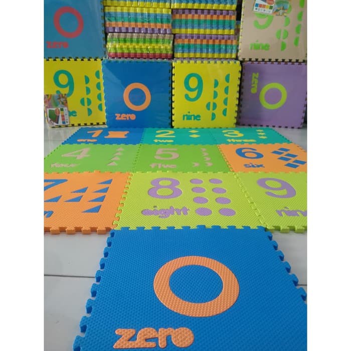 Jual Matras Puzzle Angka Eccomat - Alas Lantai Karpet Puzzle Angka ...