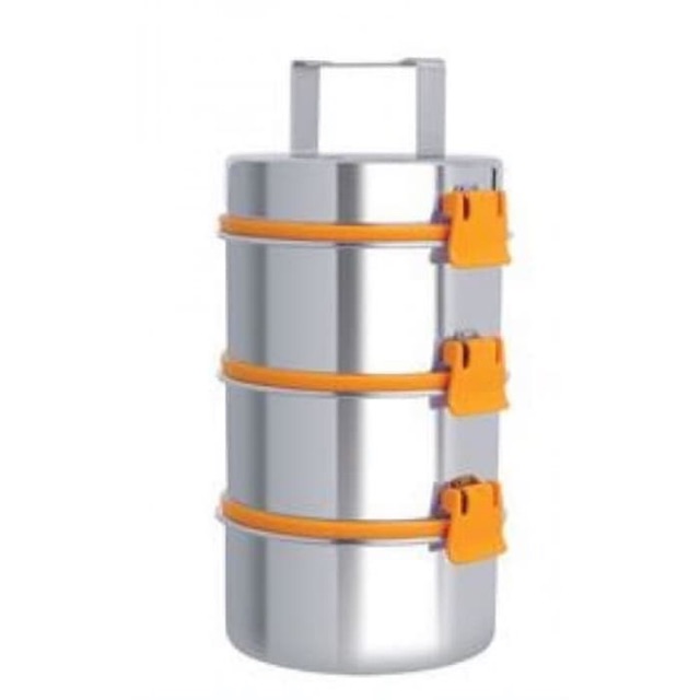 Jual Zebra Food Carrier Smart Lock 12 cm / Rantang Makan Stainless ...