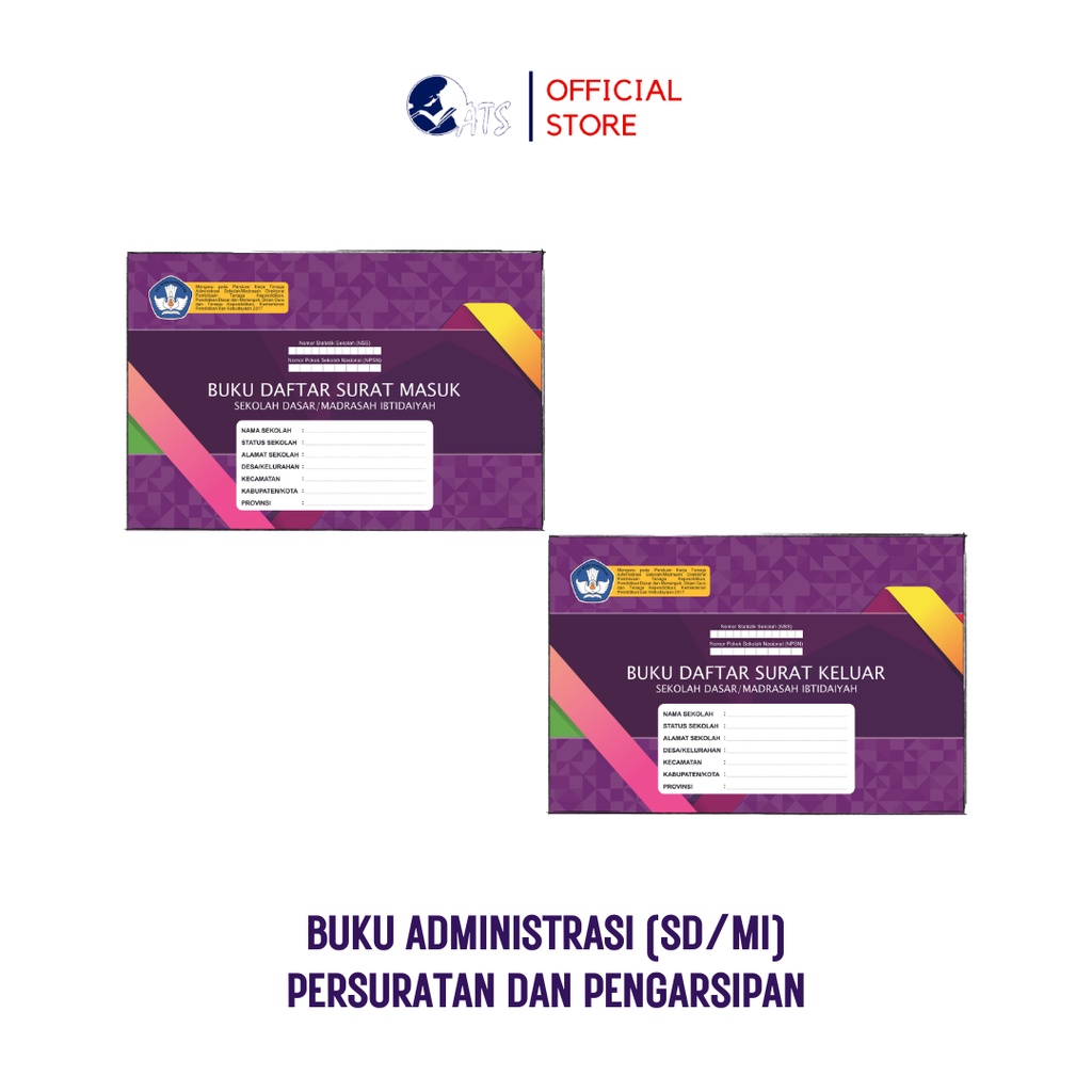 Jual ATS Buku Administrasi SD - Persuratan dan Pengarsipan | Shopee ...