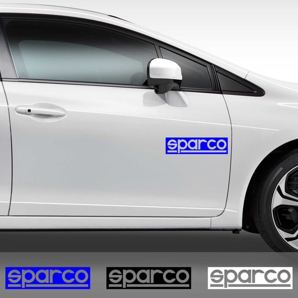 Jual Stiker Mobil Sparco Block 30 cm Racing Decal Cutting Sticker ...