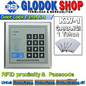 Jual PANEL ACCESS CONTROL X1 RFID PROXIMITY ENTRY DOOR LOCK ACCESS CONTROL SYSTEM AKSES KONTROL ...