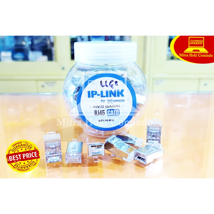 Jual RJ45 IP-LINK CAT6 BESI ANTI GAGAL | Shopee Indonesia