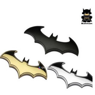 Jual 3D Batman Emblem Full Metal Stiker Emblem Batman sticker batman ...