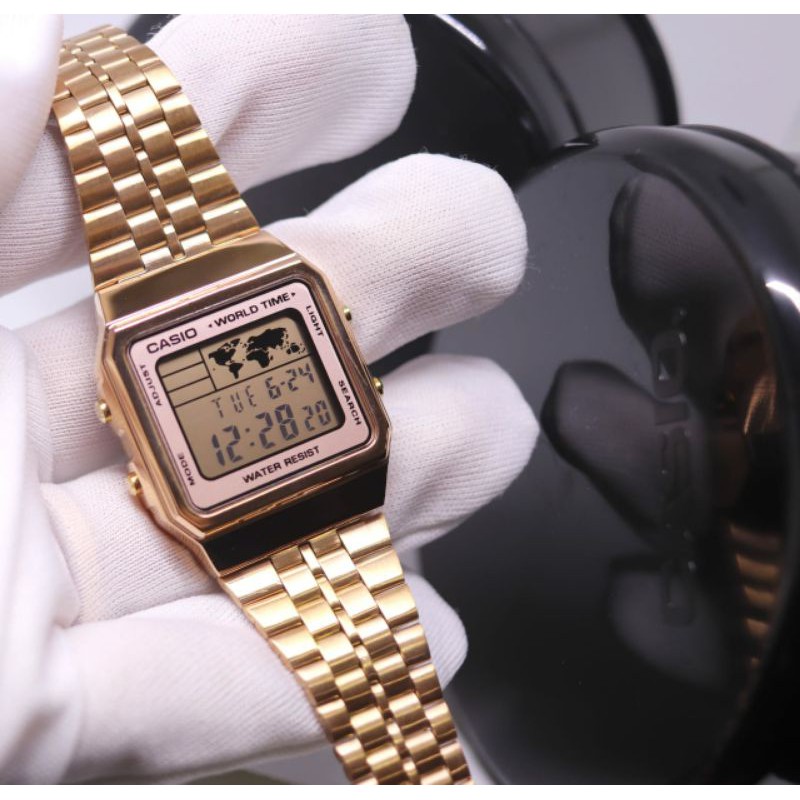 Jual CASIO A500 Jam Tangan Unisex Digital Stainless Strap 32mm | Shopee ...