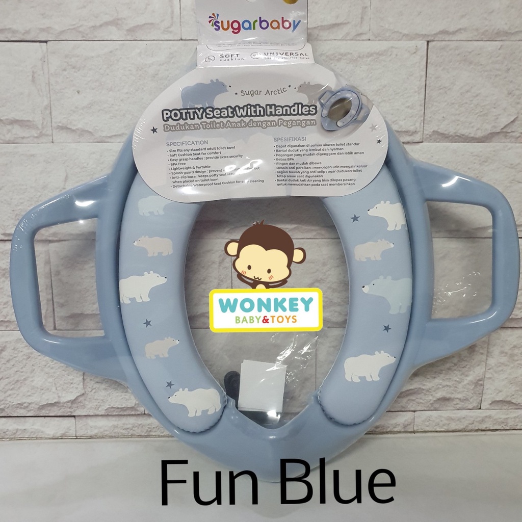 Jual Sugar Baby Potty Seat with Handles / Ring kloset Dengan Pegangan ...