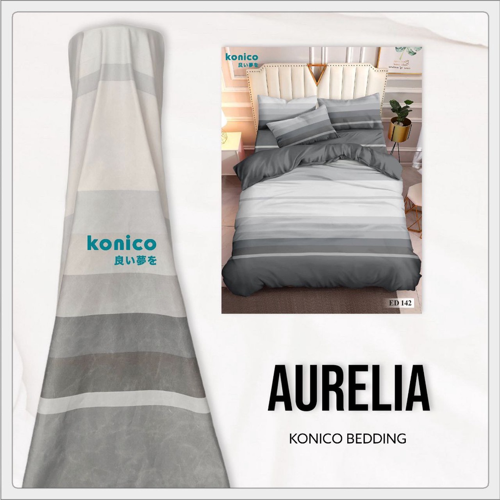 Jual KONICO Bahan Kain Sprei Bahan KATUN KOREA Motif MINIMALIS AURELIA Meteran (kain meteran ...