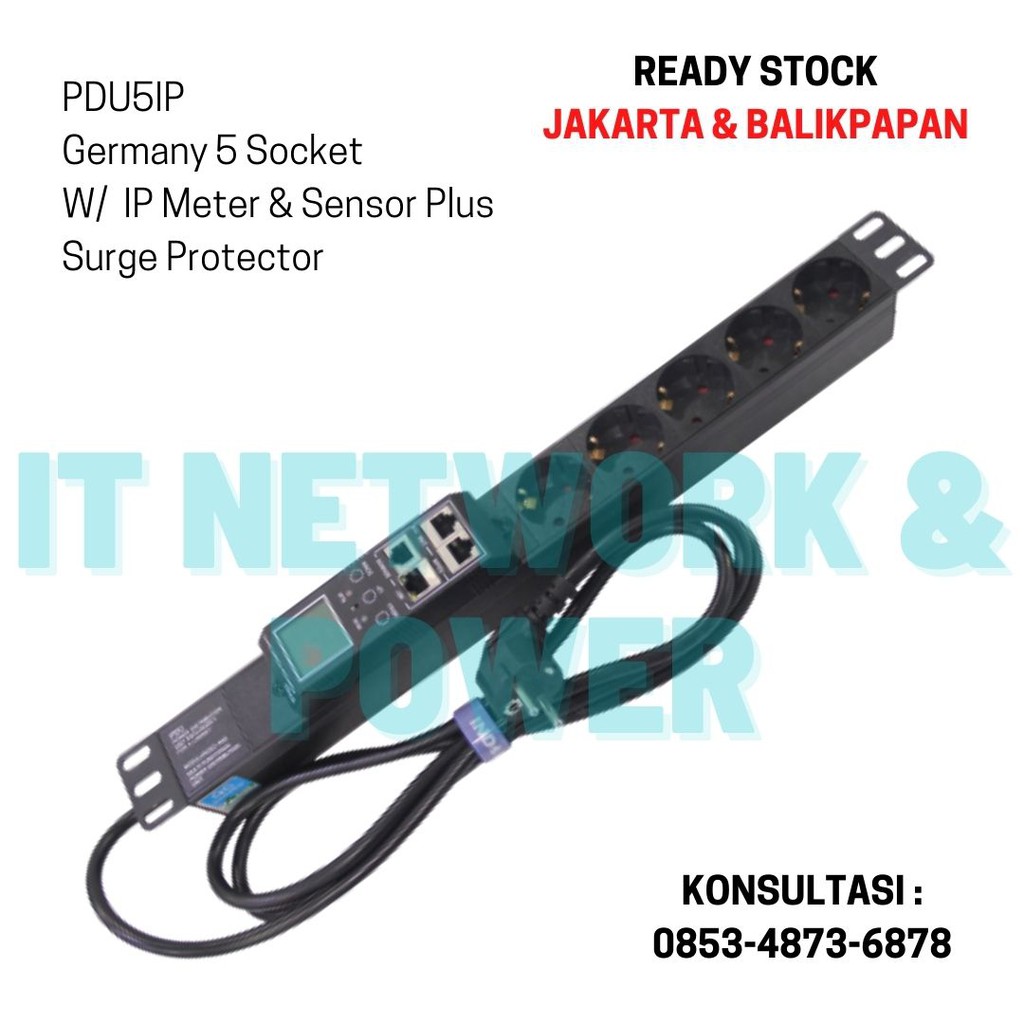 Jual SMART PDU5G-IP IP METER & SENSOR - INDORACK COLOKAN LISTRIK IP ...