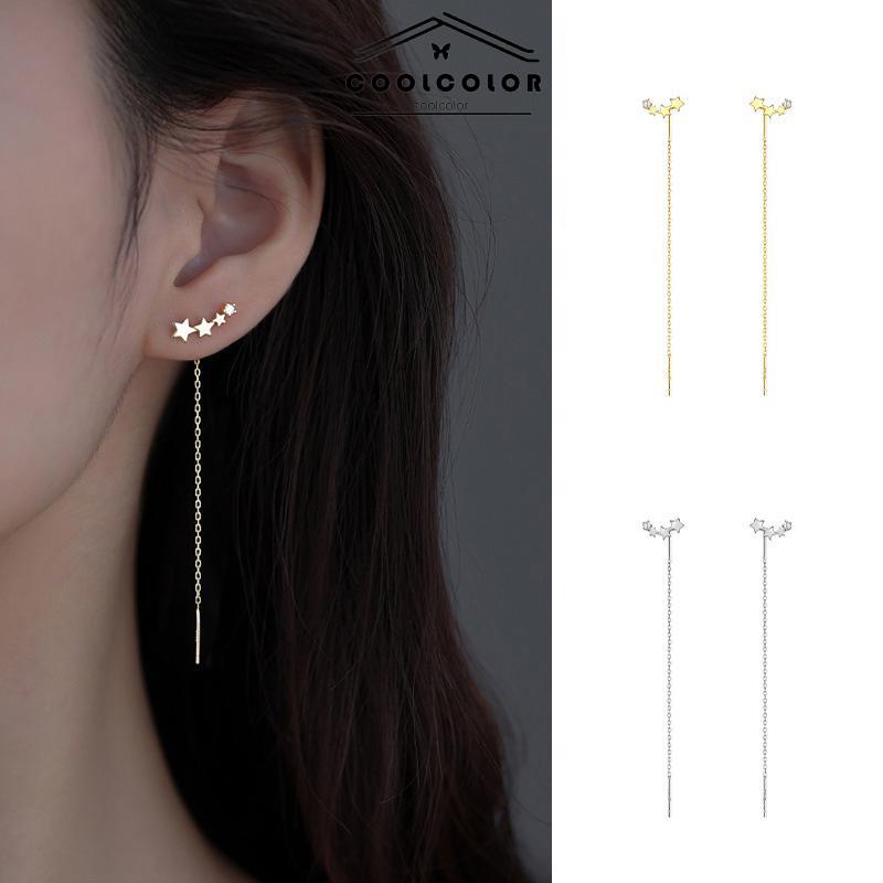 Jual COD ️Star Rumbai Anting Gantung Rantai Panjang untuk Aksesoris ...