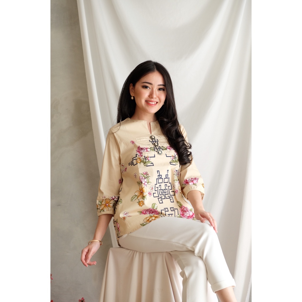 Jual Jing Batik Cheongsam ( Kemeja - Kora - Kina - Nuwa - Jenna - Dara ...