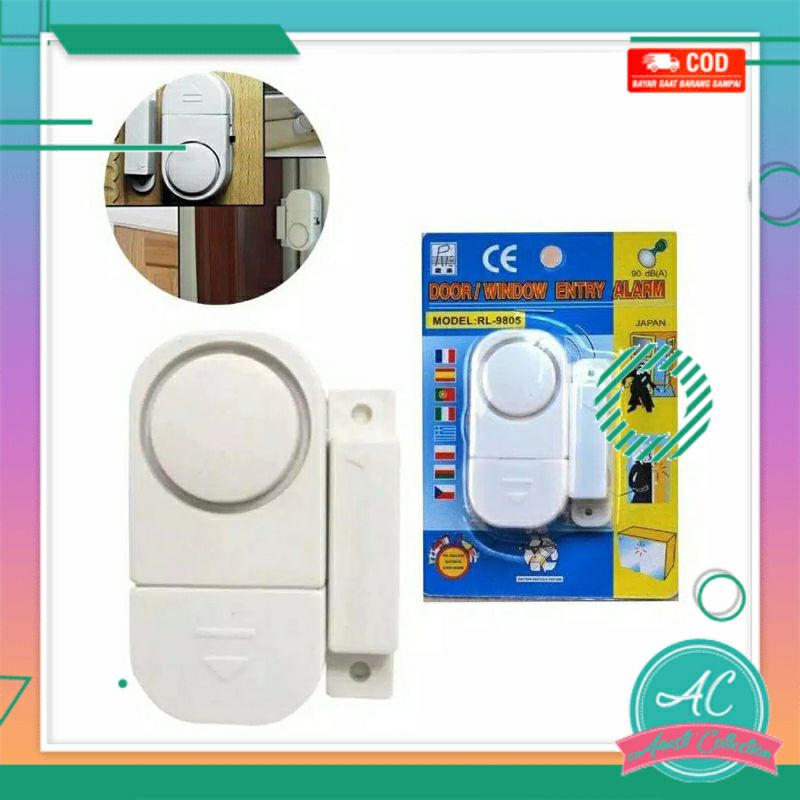 Jual Alarm sensor pintu anti maling bel bunyi otomatis bell jendela ...